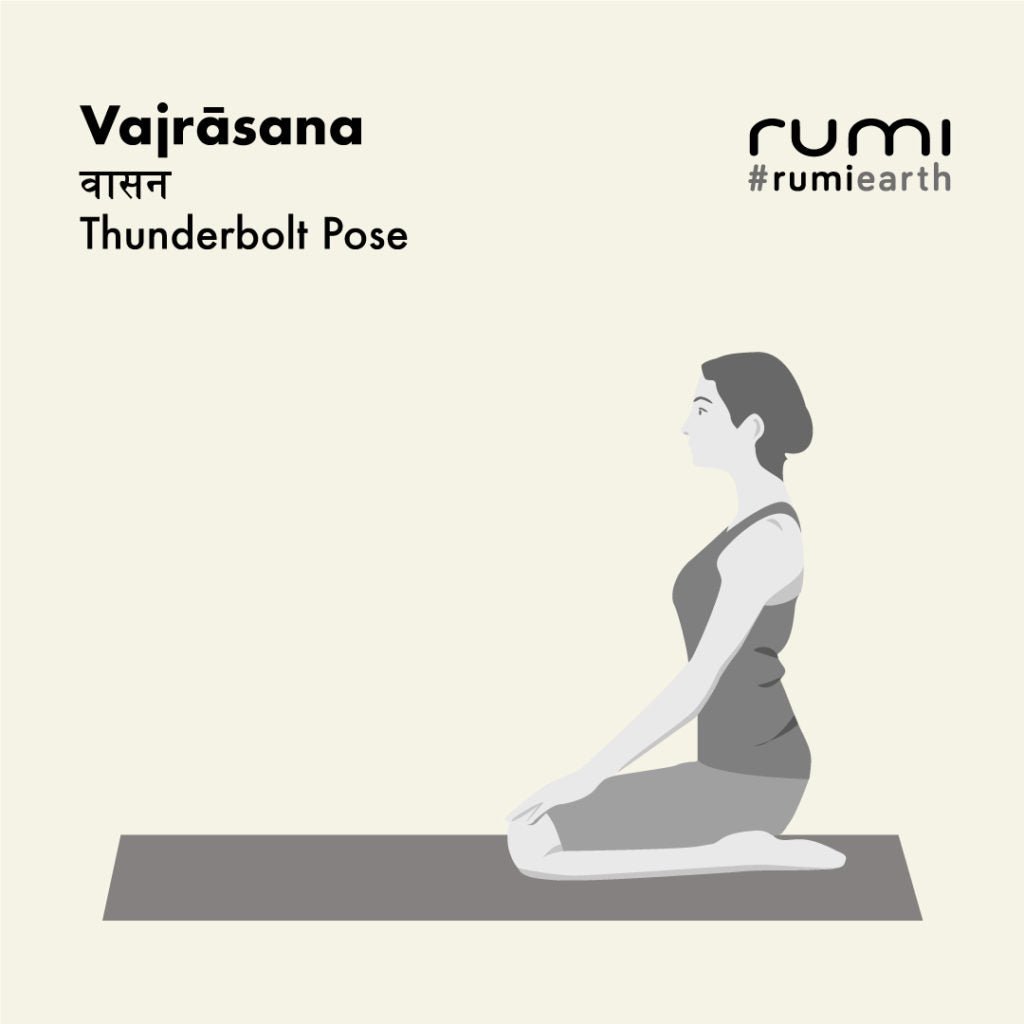 VAJRĀSANA (THUNDERBOLT POSE) - Yoga Knowledge Base